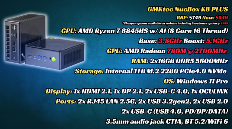 GMKtec NucBox K8 Plus Review: Incredible Performance and Value from ...